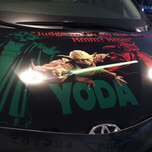 Master Yoda Wall Decal Vinyl Stickers Star Wars Home Interior | Etsy