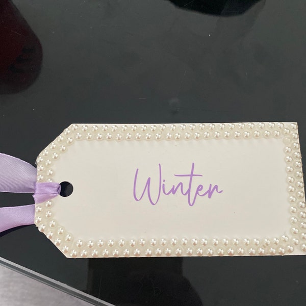 Foil Seat Reservation Tag Wedding Reserved Chair Tag Wedding Chair Tag ...