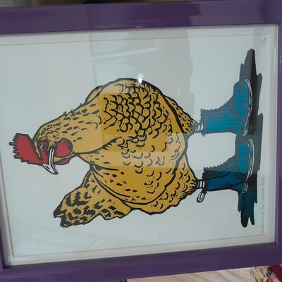 Magpie in Fez Handmade Linocut Bird Art Print - Etsy