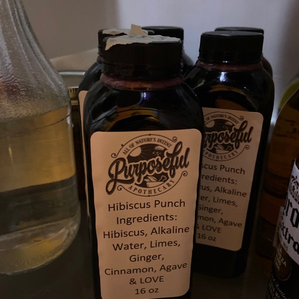 Hibiscus/sorrel/zobo/ Refreshing Alkaline Drink - Etsy