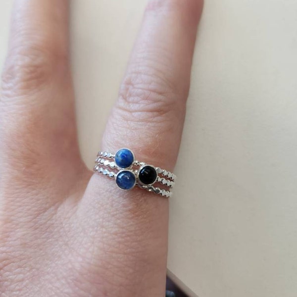 Set of 4 Knuckle Rings, Knuckle Rings, Knuckle Ring Set, Stacking Rings ...