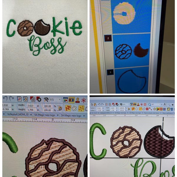 Cookie Boss Embroidery File - Etsy