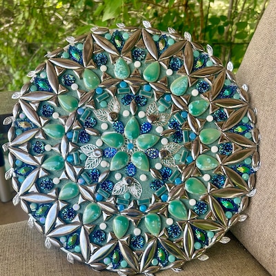 6 Flower Petal Tiles Petal Mosaic Tiles Tiffany Tiles Glass - Etsy