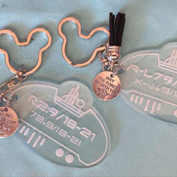 Walt Disney World 50th Anniversary Cast Member Inspired Acrylic Key ...