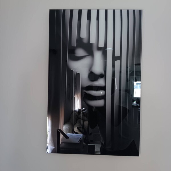 Paint Splash Ring Glass Printing Wall Art Home Decoration House Warming ...
