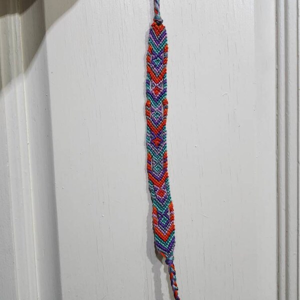 Ocean and Leaves Friendship Bracelet Pattern - PDF Tutorial - Beginner ...