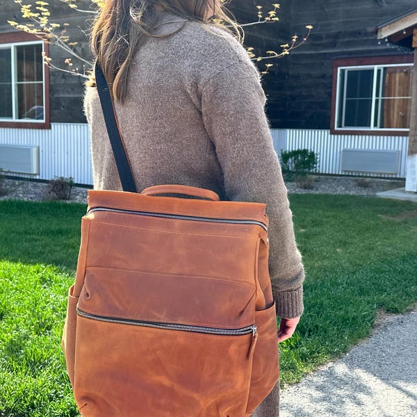 Leather Diaper Bag, New Moms Bag, Diaper Backpack, Travel Backpack ...