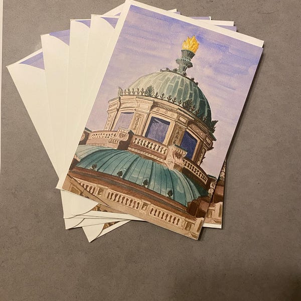 Print of Original Drawing, on Print of US Constitution. Print of ...