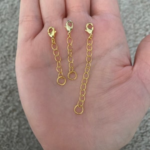 Necklace Extender, Extra Chain for Adjustable Necklace, Adjustable ...