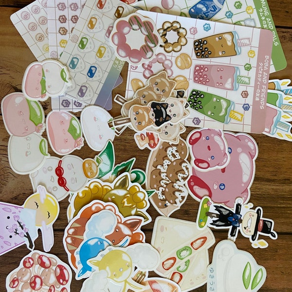 Pecharunt Poke Inspired Stickers Cute Anime Video Game Stickers ...