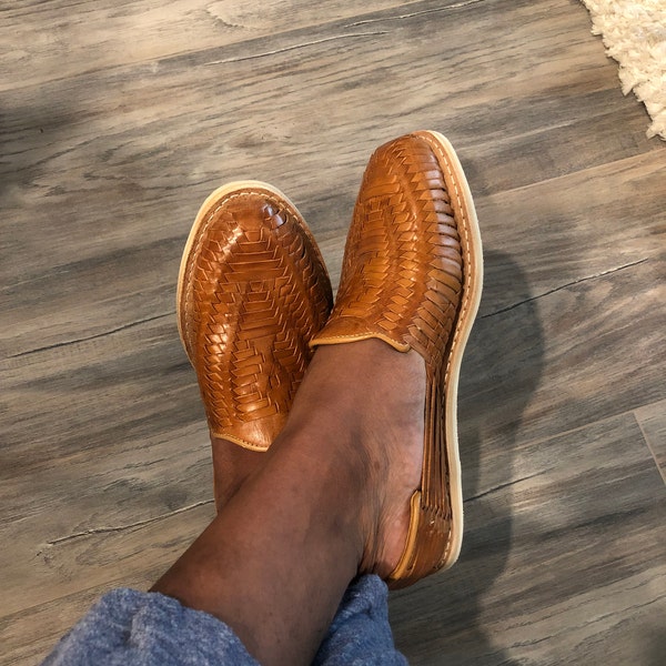 Men’s Artisanal Sandal. Mexican Leather Sandal. Mexican Huarache. Solid ...