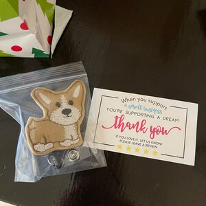 Corgi Badge Reel, Corgi Badge Holder, Corgi Badge, Corgi Butt, Corgi ...