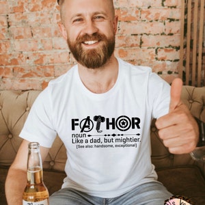 Fathor Svg Father's Day Shirt Fathor Superhero Instant | Etsy