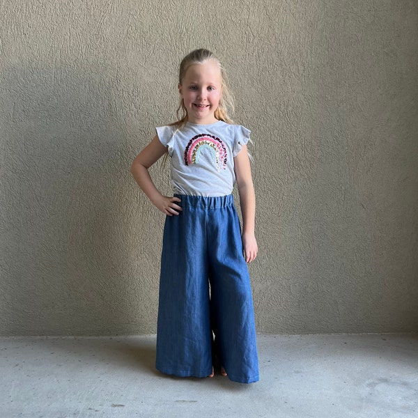 Girls Pant- PDF Pattern, Sewing Pattern, Girls Pattern, Sew for Girls ...