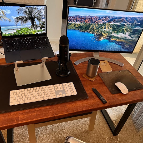 Butcher Block Desk - Custom Made With Sustainably Sourced Wood ...