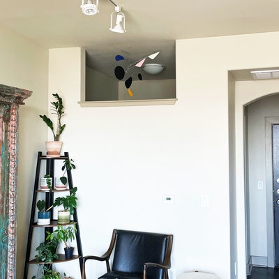 Blue Moon Rising Mobile Midcentury Modern Hanging Mobile - Etsy