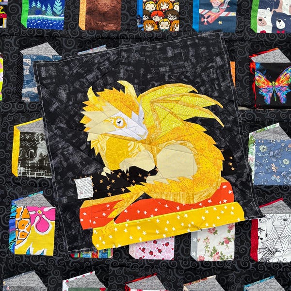 Book Wyrm - Foundation Paper Piecing PDF Pattern - Etsy