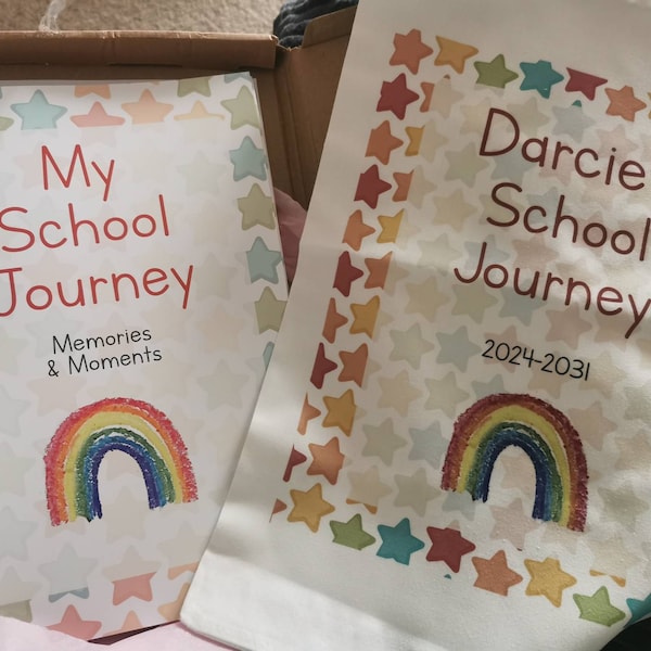 First Day of School, School Journey Journal, First Day of School Sign ...