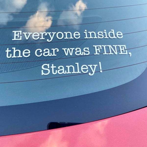 ORIGINAL Stanley the Office Car DECAL - Etsy