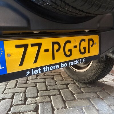 Reflective Personalized European License Number Plate Frame - Etsy