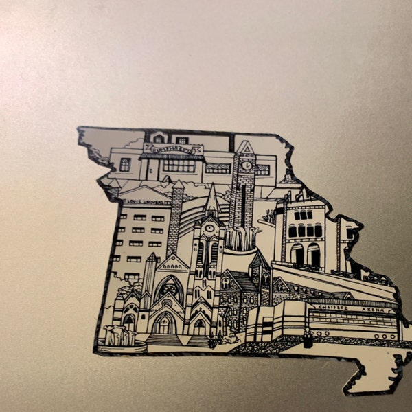 Saint Louis University Sticker, SLU Sticker, College Sticker, State ...