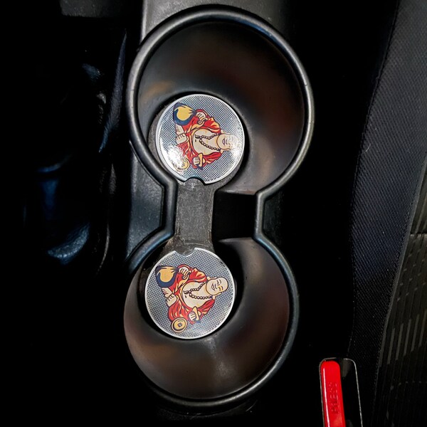 Four Pack Coasters | Decorative Coasters Set of 4 | 3.7" Ceramic ...