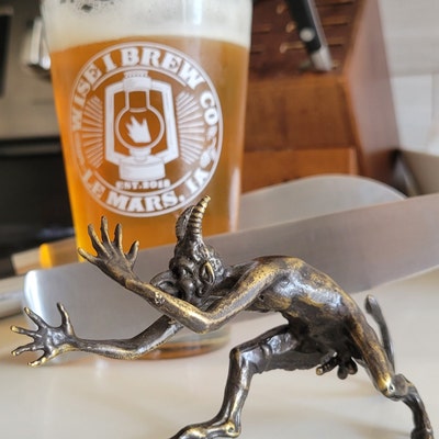 Devil Statue Bronze Devil Sculpture-devil Figurine-satan - Etsy