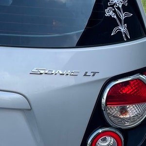 Floral Bushel Intricate Detailed Flowers Premium Vinyl Car - Etsy