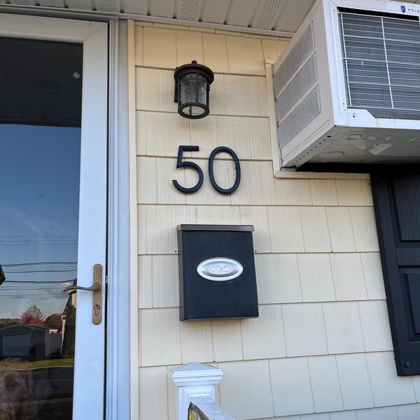 NO DRILLING REQUIRED 7.5" Vinyl Siding House Numbers Black or White - Etsy