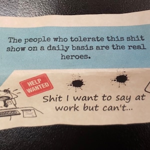 Funny Work Affirmation Jar Shit I Want to Say at Work but Can't office ...
