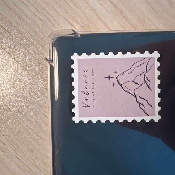 Velaris Stamp Sticker VINYL STICKER City of Starlight ACOTAR Sarah J ...