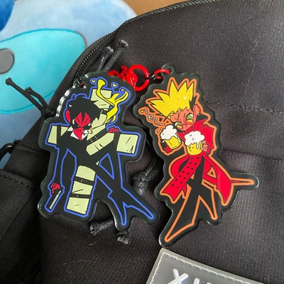 Trigun Maximum : Vash , Wolfwood & Knives Acrylic Keychain - Etsy