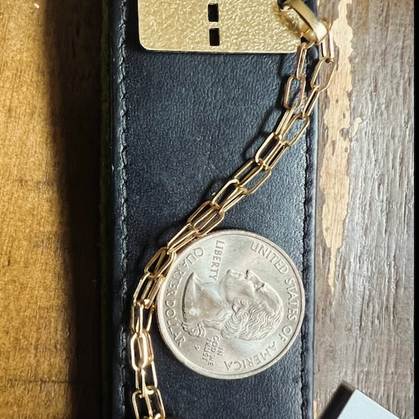 14K Solid Gold Paperclip Chain Necklace, Real Gold, 3 Sizes, Minimalist ...