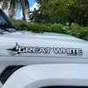 Great White Edition Vinyl Hood Decal Set - Etsy