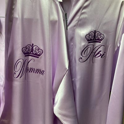 Personalized Womens Robes Add Symbols, Texts, Monograms & More Custom ...