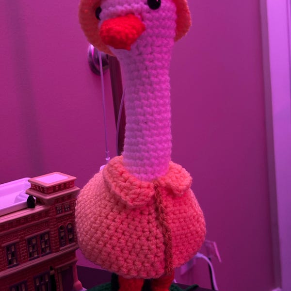 PATTERN ONLY! Crochet Desk Goose PDF Pattern, Bonus: Rain Hat and ...