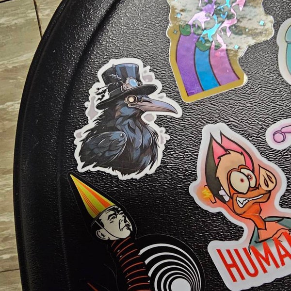 Steampunk Pirate Ship Sticker - Waterproof Vinyl Decal for Laptops ...