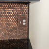 Tile Sheets of US Copper Pennies. Penny Floor and Backsplash Tiles (12 ...