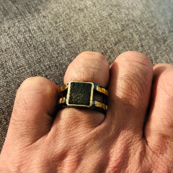 Handmade Quartz Ring / Statement Ring / Large Artisan Ring / - Etsy