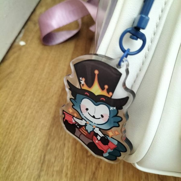 Helluva Boss Inspired Keychain | 2.3" Charms Ft. Blitzo & Stolas ...