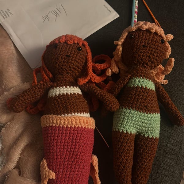Water Sprite - Critter Stitch Crochet Pattern / Amigurumi Mermaid PDF ...