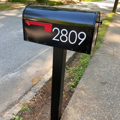 Reflective Mailbox Numbers Reflective Mailbox Decals Mailbox - Etsy
