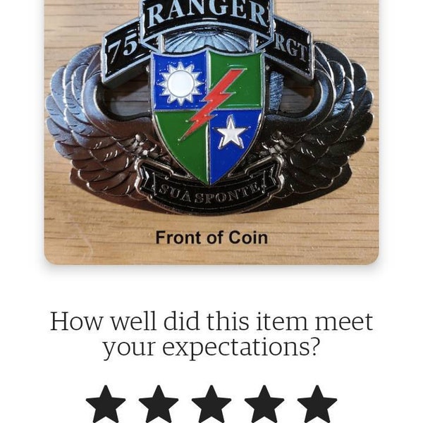 US Army 75th Ranger Regiment Challenge Coin 147 - Etsy
