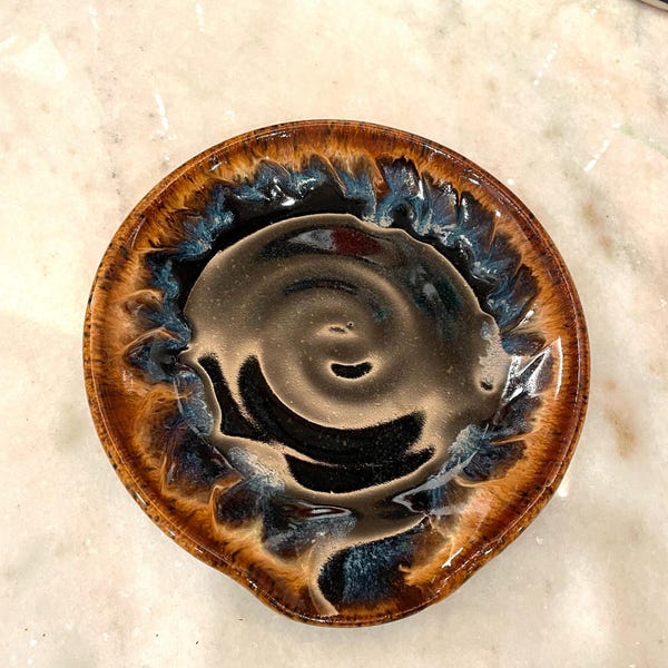 Medium Batter Bowl Ceramic , Pottery Mixing Bowl , 5x 8 1/2 Stoneware ...