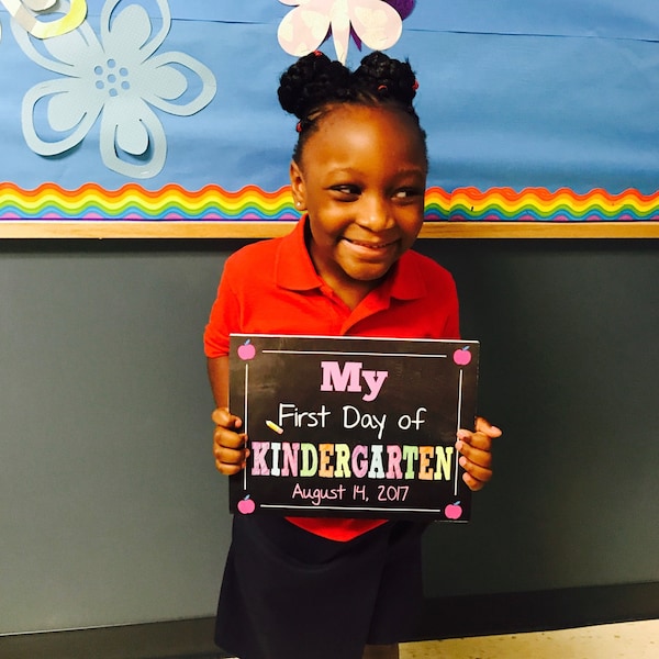 My Last Day of Kindergarten Sign - Last Day of School Sign ...