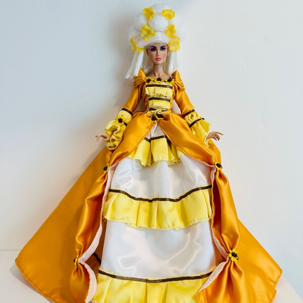 Historical Dress in the Style of Bridgerton for 16" Tonner Dolls Cami ...