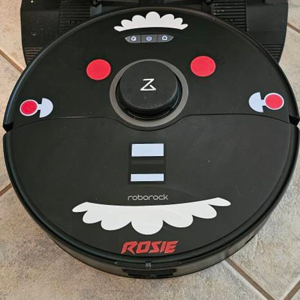 Original Deluxe Rosie the Robot Face Decals for Your Robotic Floor ...