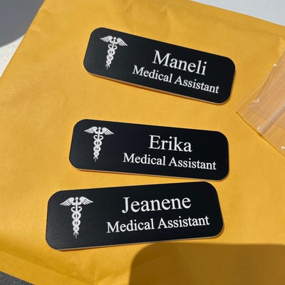 MEDICAL Name Tag Nurse Medical Assistant RN Doctor Physician Name Badge ...