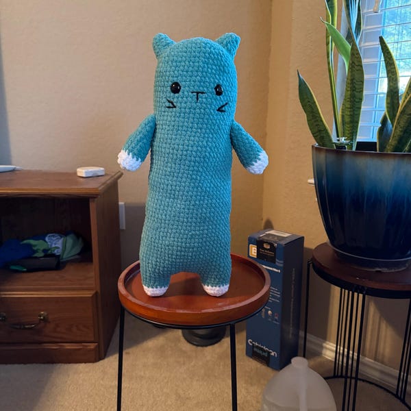 Big Long Cat Crochet Pattern. Create You Own Big Long Cat Amigurumi ...