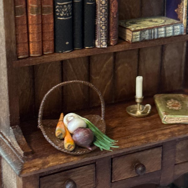 Miniature Coconut for a Dollhouse, 1/12 and 1/6 Scale Realistic Fruits ...